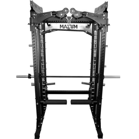 MAXUM SX2 Smith Machine Functional Trainer Squat Rack Home Gym - MAXUM ...