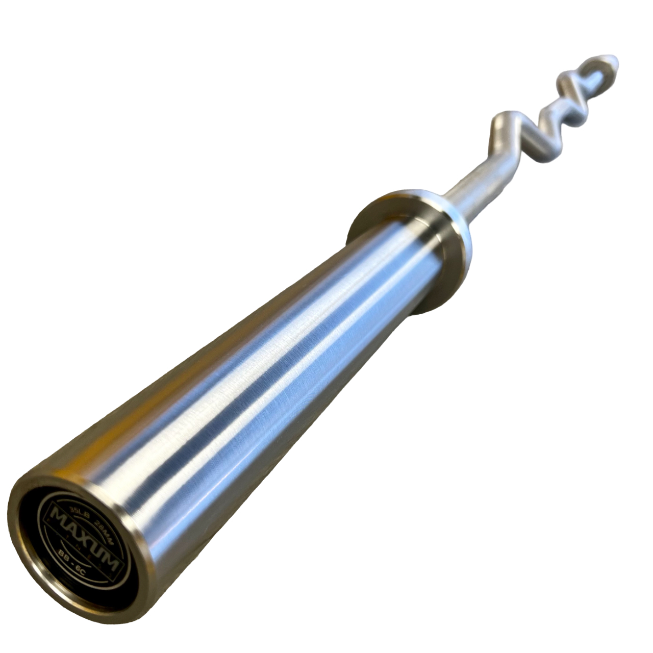 MAXUM 75" Hard Chrome Rackable Curl Bar - MAXUM fitness - Home Gym ...