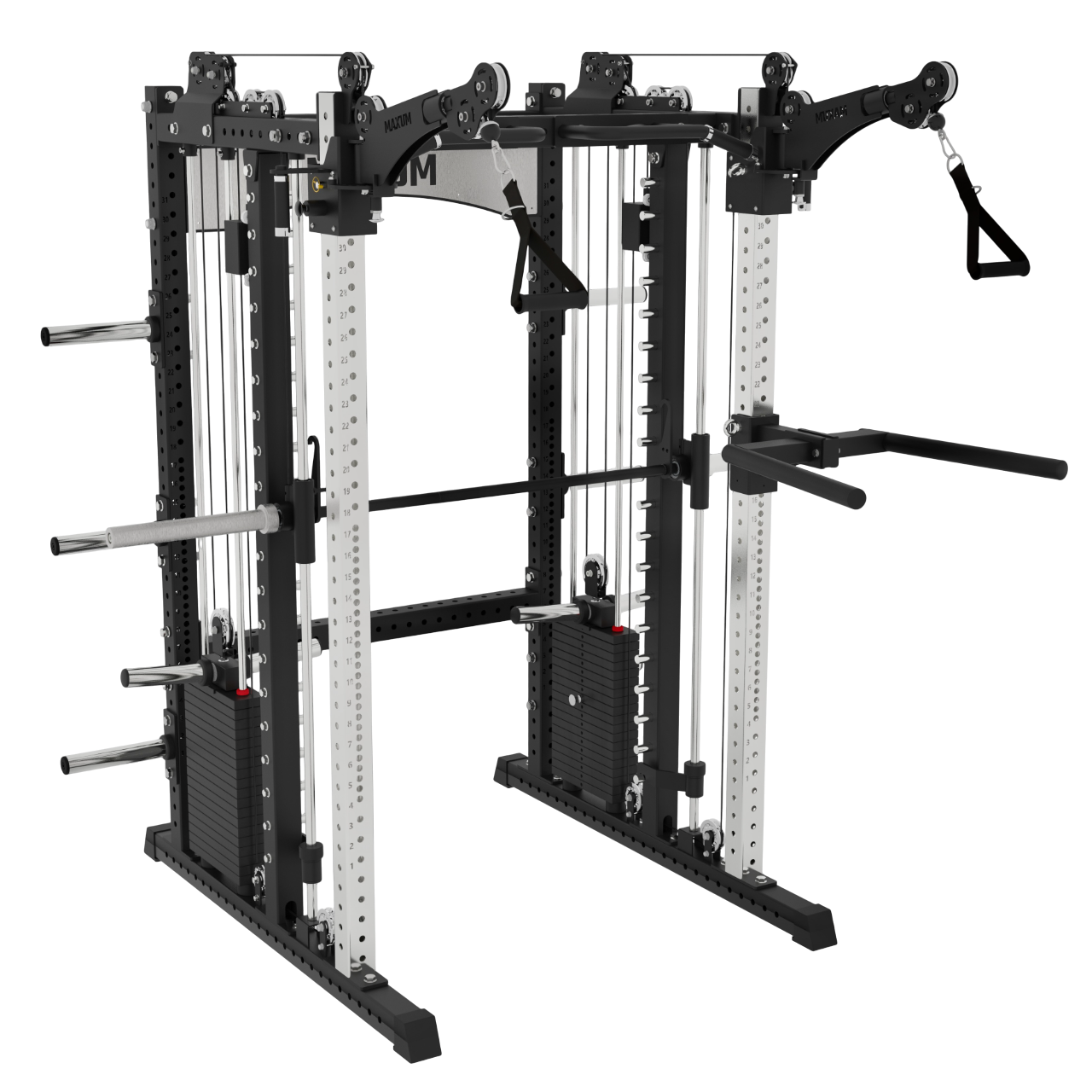 MAXUM SX2 Smith Machine Functional Trainer Squat Rack