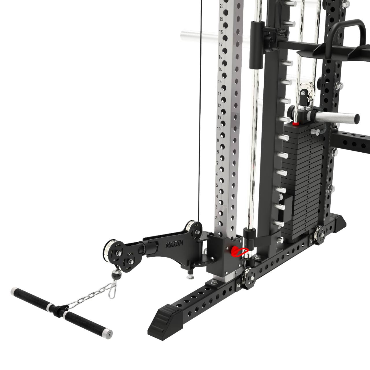 MAXUM X3 Smith Machine Functional Trainer Squat Rack
