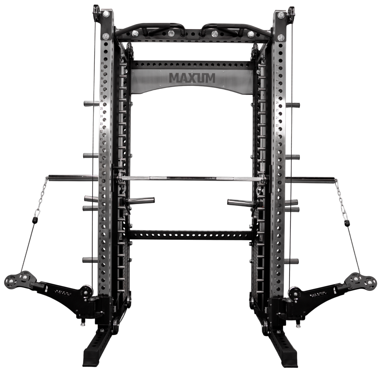 MAXUM X3 Smith Machine Functional Trainer Squat Rack