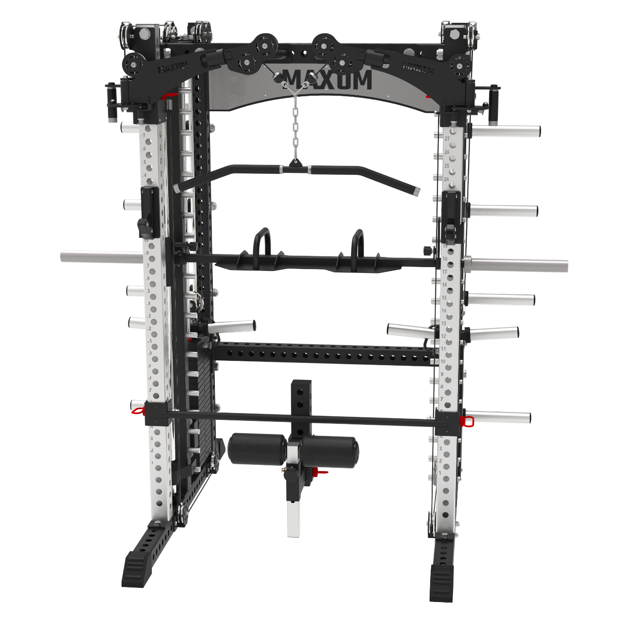 MAXUM X3 Smith Machine Functional Trainer Squat Rack