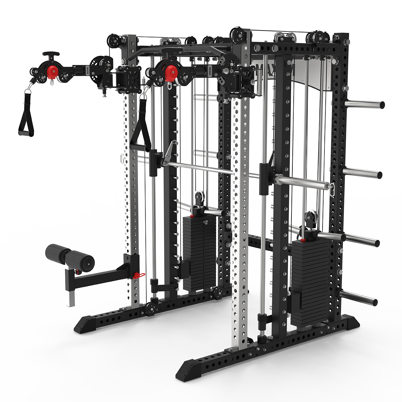 MAXUM X3 Smith Machine Functional Trainer Squat Rack